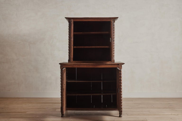 Louis XIII Step Back Cabinet For Sale at 1stDibs