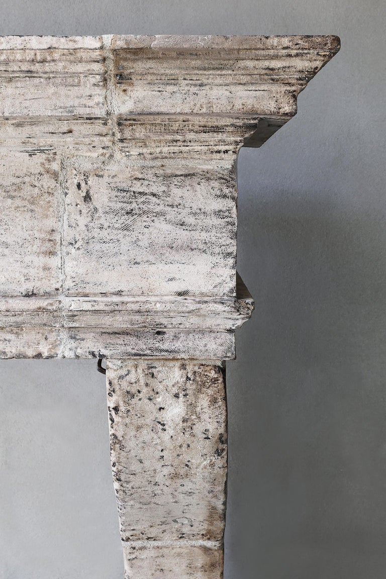 Louis XIII Style Mantle Surround of French Limestone from the 18th ...