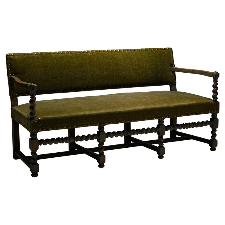 Louis XIII Style Sofa, France, Circa 1940 at 1stDibs