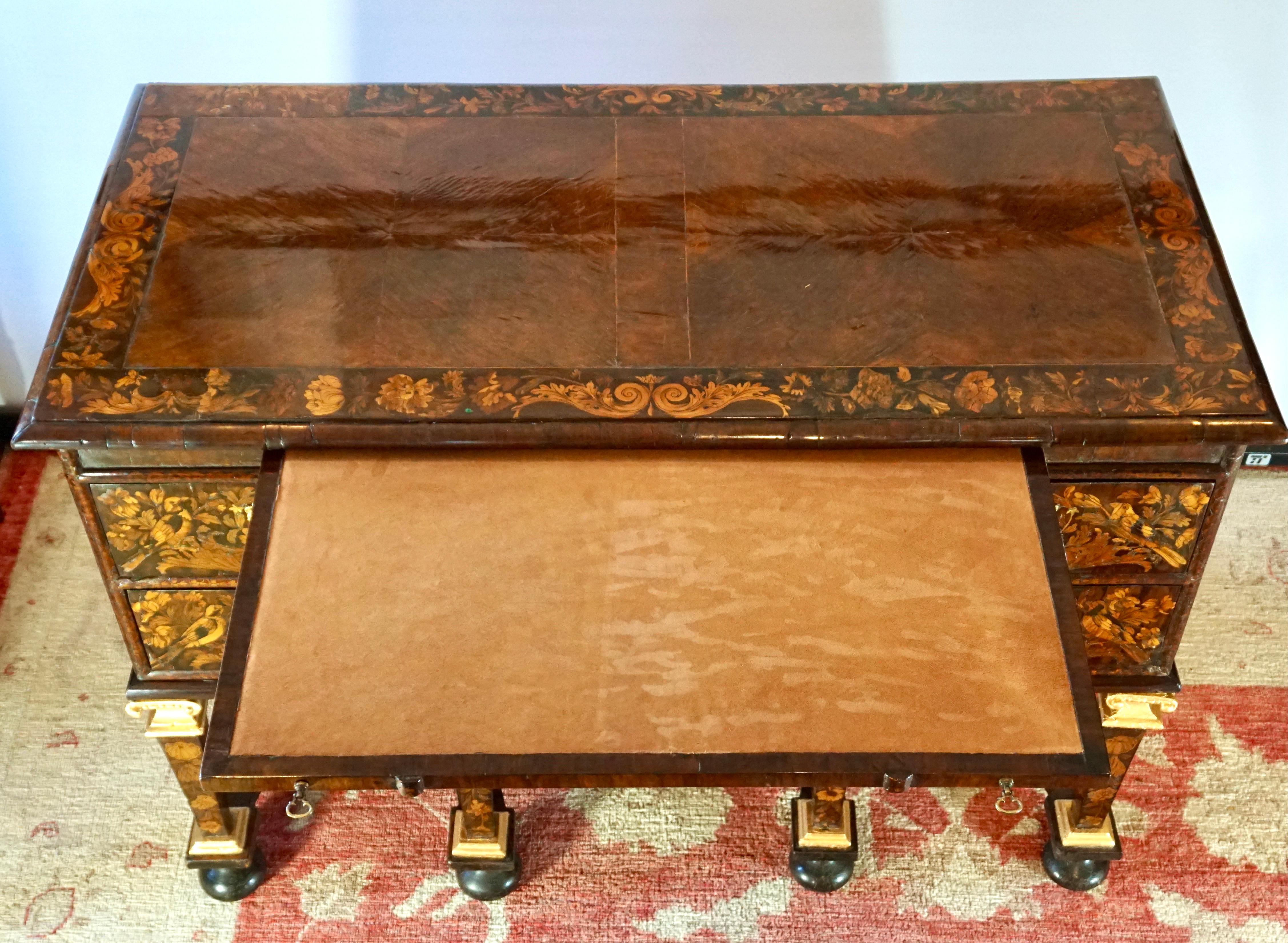 Louis XIV 17th Century Mazarin Marquetry Desk at 1stDibs | mazarin desk ...