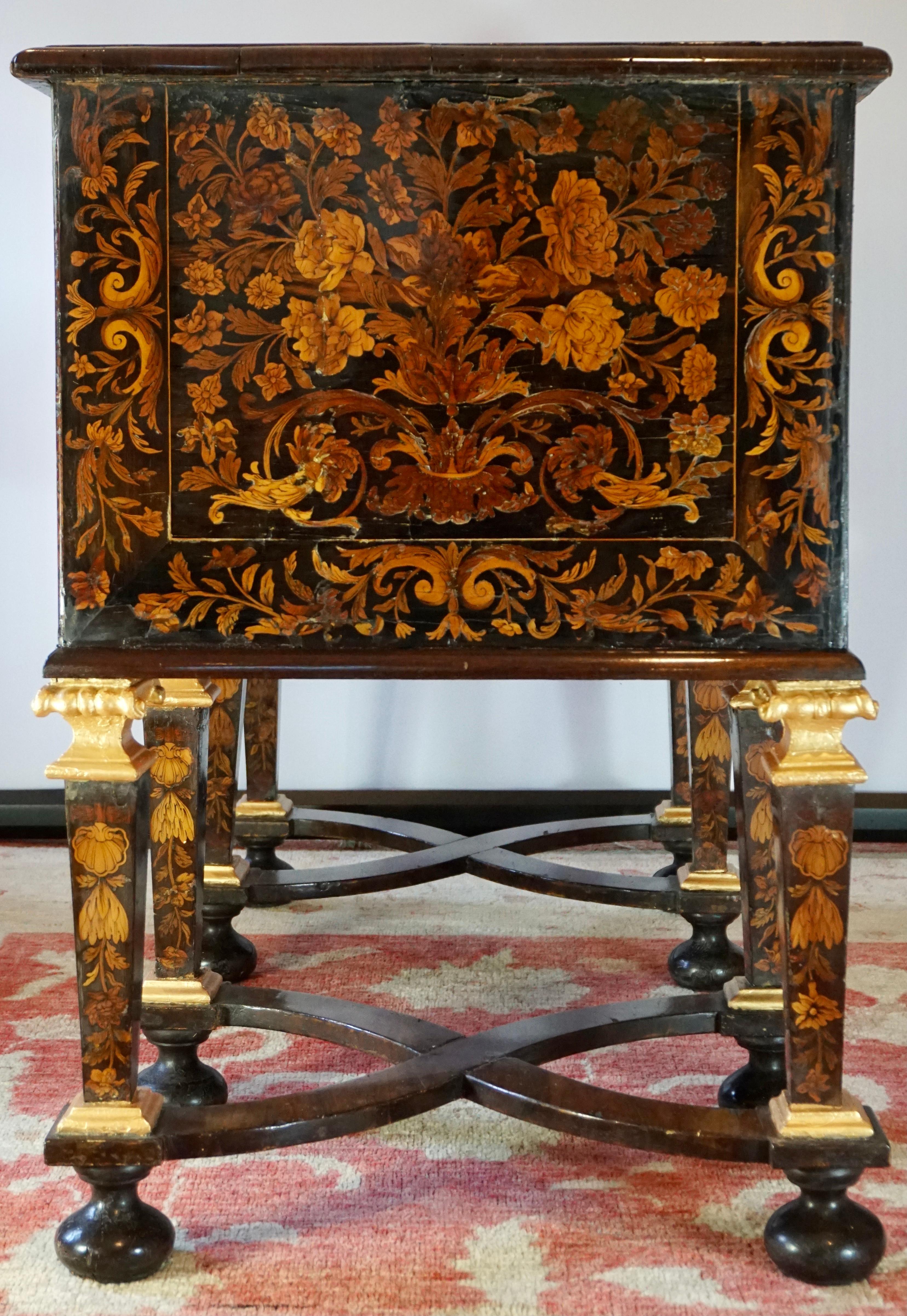 Louis XIV 17th Century Mazarin Marquetry Desk at 1stDibs | mazarin desk ...