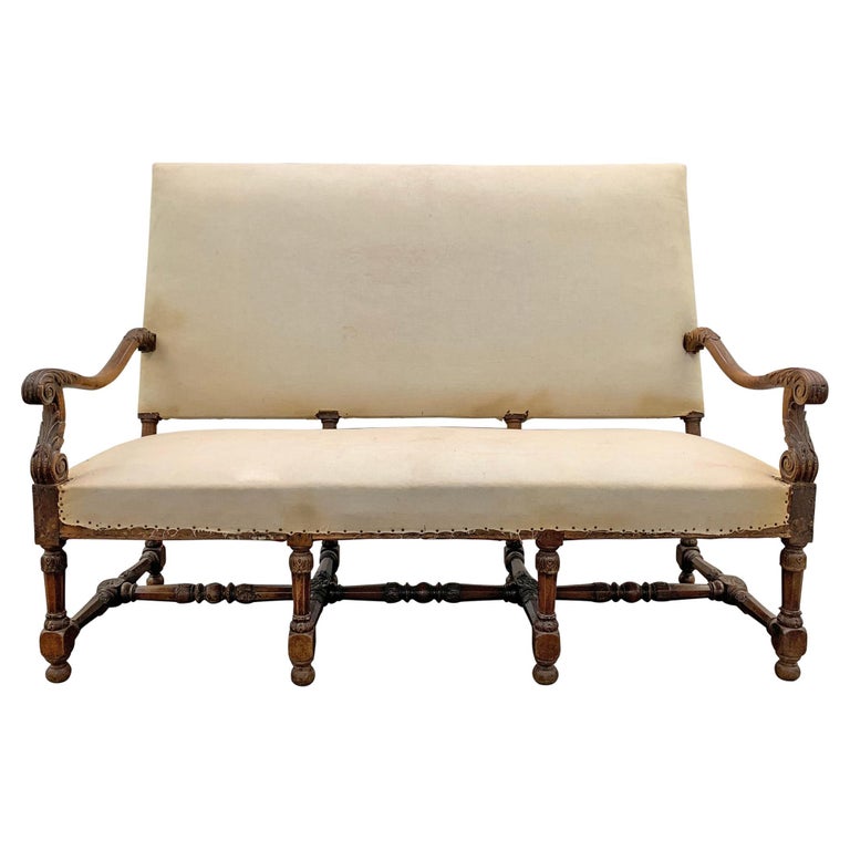 French Louis XIV Settee at 1stDibs