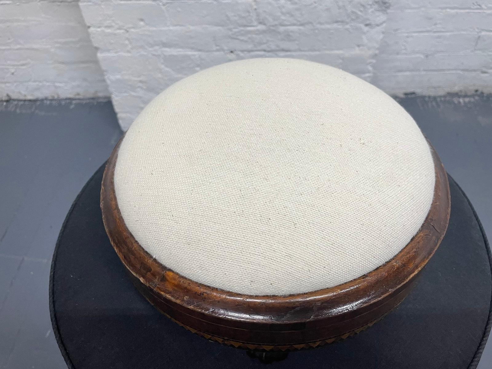 Louis XIV Style Inlaid Footstool For Sale at 1stDibs