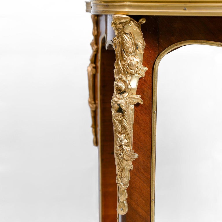 Louis XIV Style Inlaid Writing Desk, 20th Century For Sale at 1stDibs