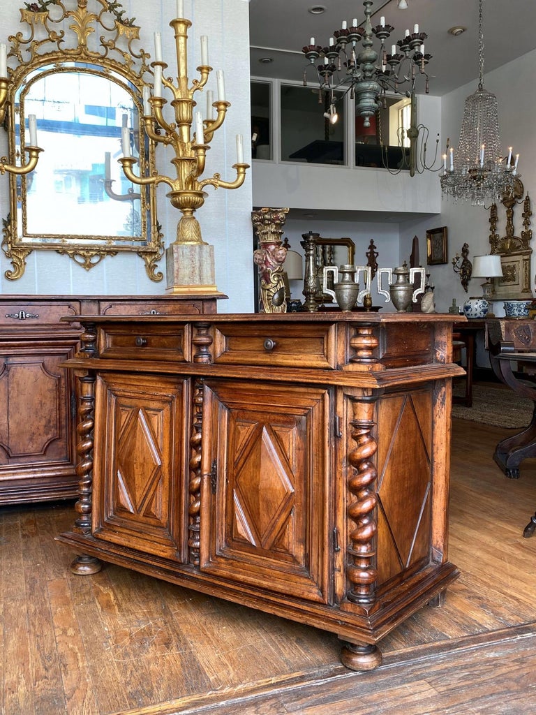 Louis XIV Walnut Buffet, circa 1750 For Sale at 1stDibs