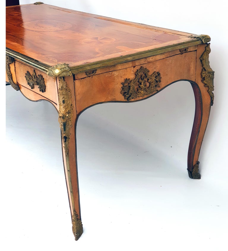Louis XV Baroque Desk, Paris, 1850s at 1stDibs