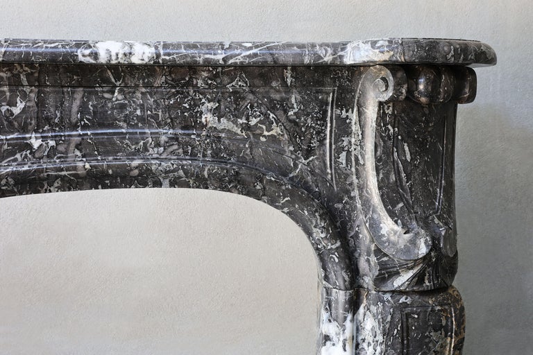 Impressive 18th Century Louis XV Fireplace of Saint Anna Marble For ...