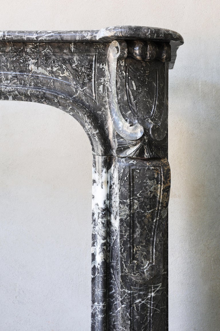 Impressive 18th Century Louis XV Fireplace of Saint Anna Marble For ...