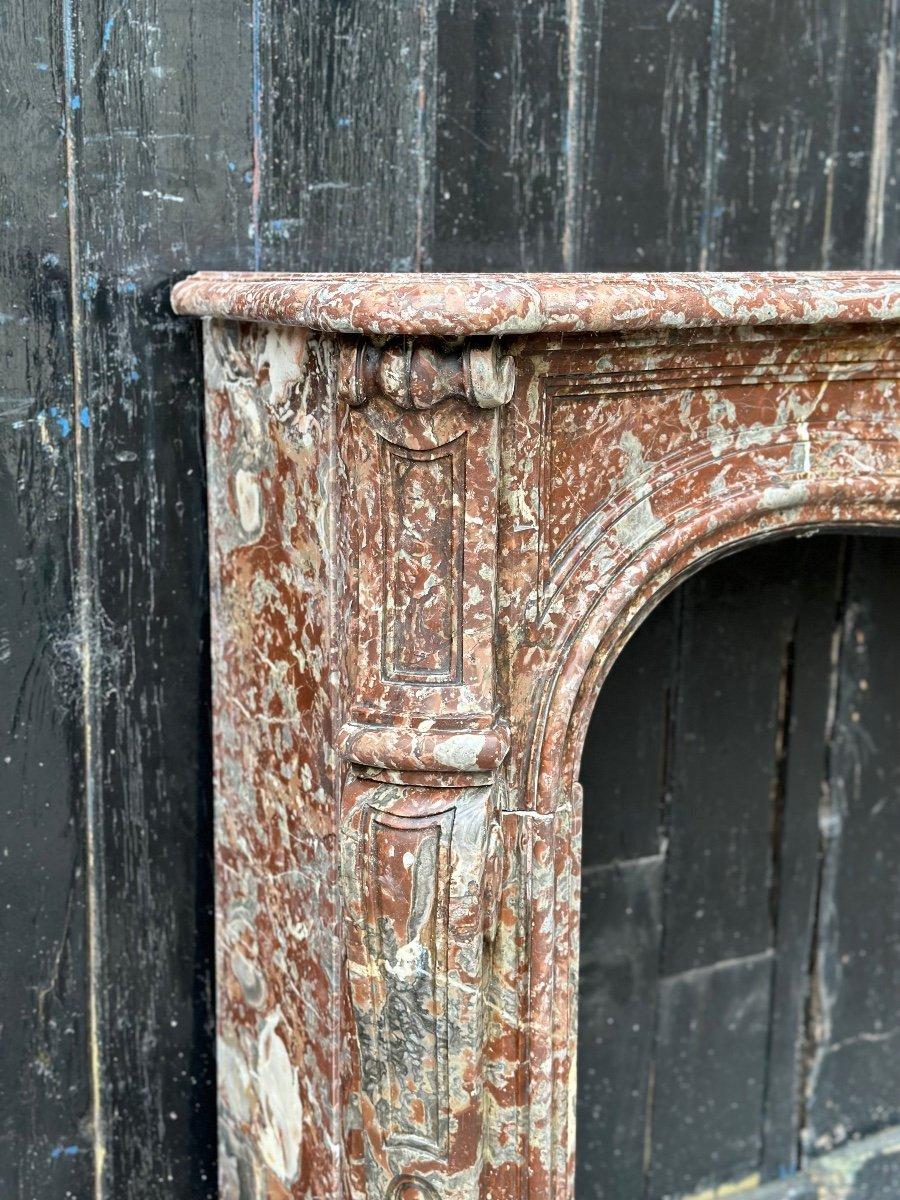 Louis XV Fireplace In Rance Marble XVIIIth Century For Sale at 1stDibs