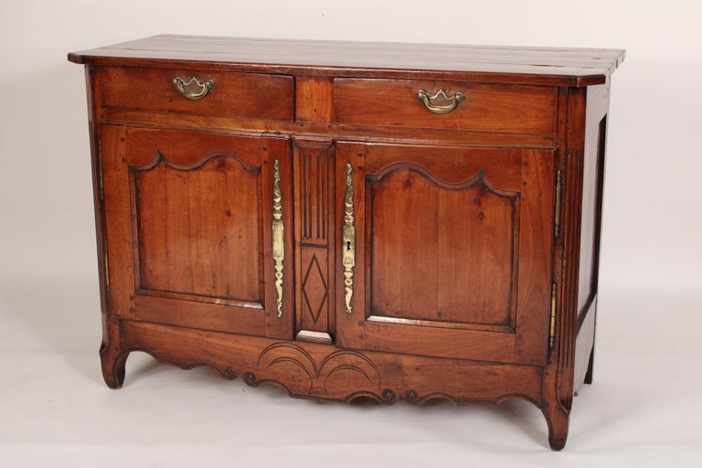Louis XV Provincial Fruit Wood Buffet at 1stDibs