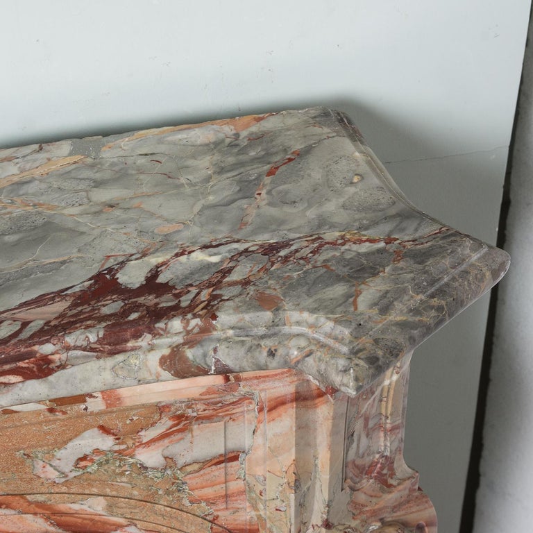 Louis XV Sarrancolin Marble Fireplace at 1stdibs