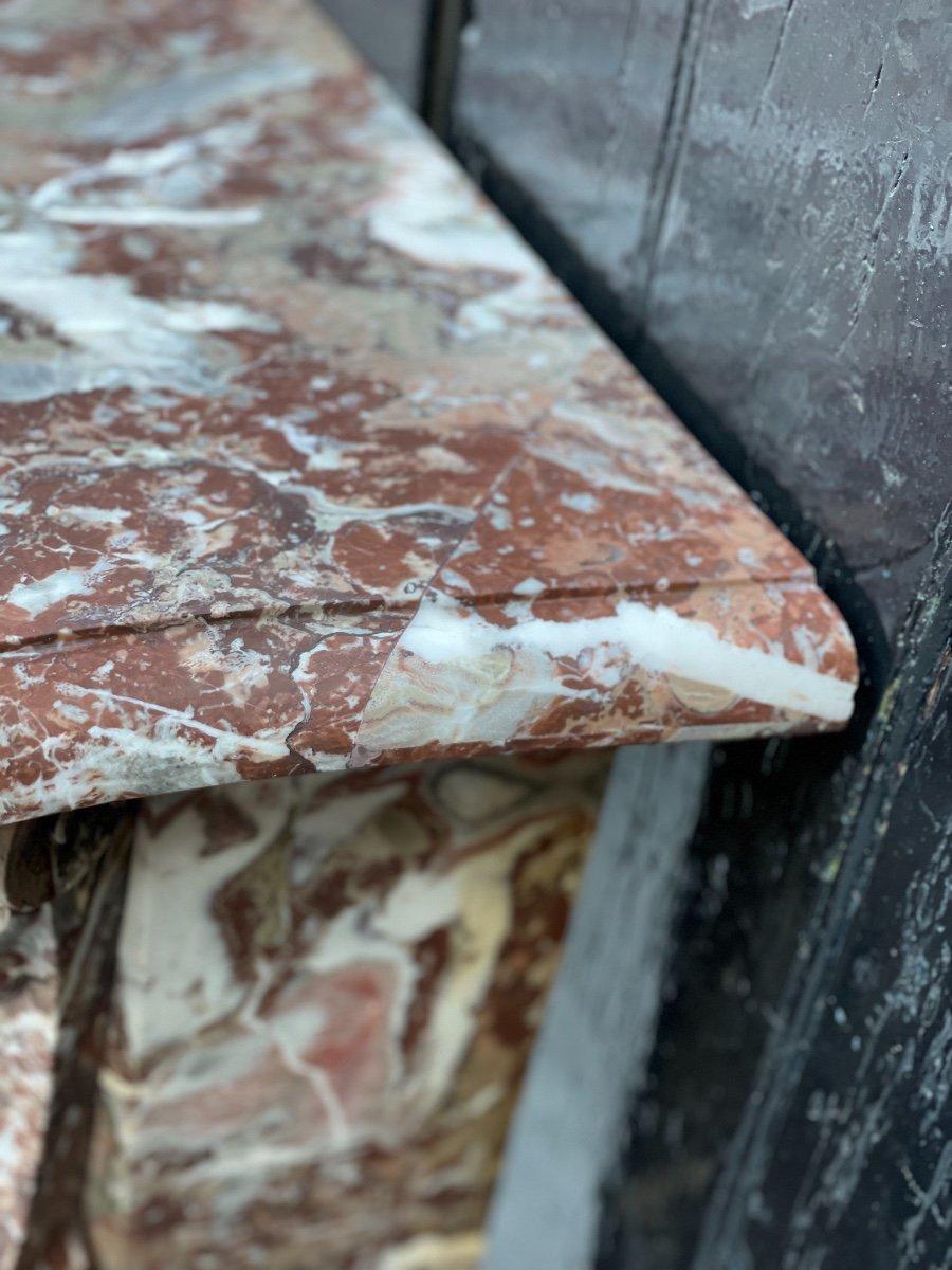 Louis XV Style Fireplace in Rance Marble For Sale at 1stDibs