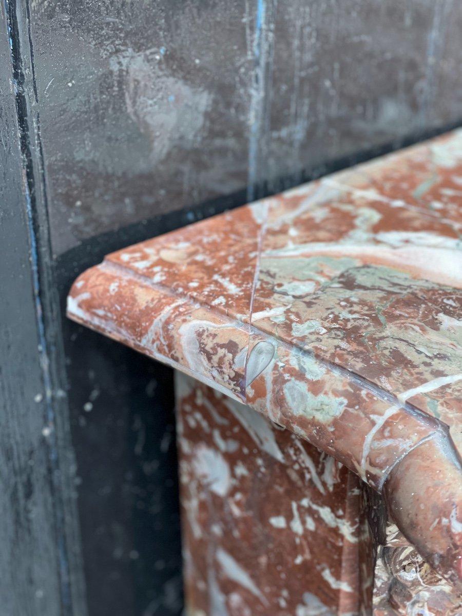 Louis XV Style Fireplace in Rance Marble For Sale at 1stDibs