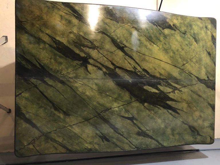 Louis XV Style Flip Top Console, Dining, Library Table, Painted Faux ...