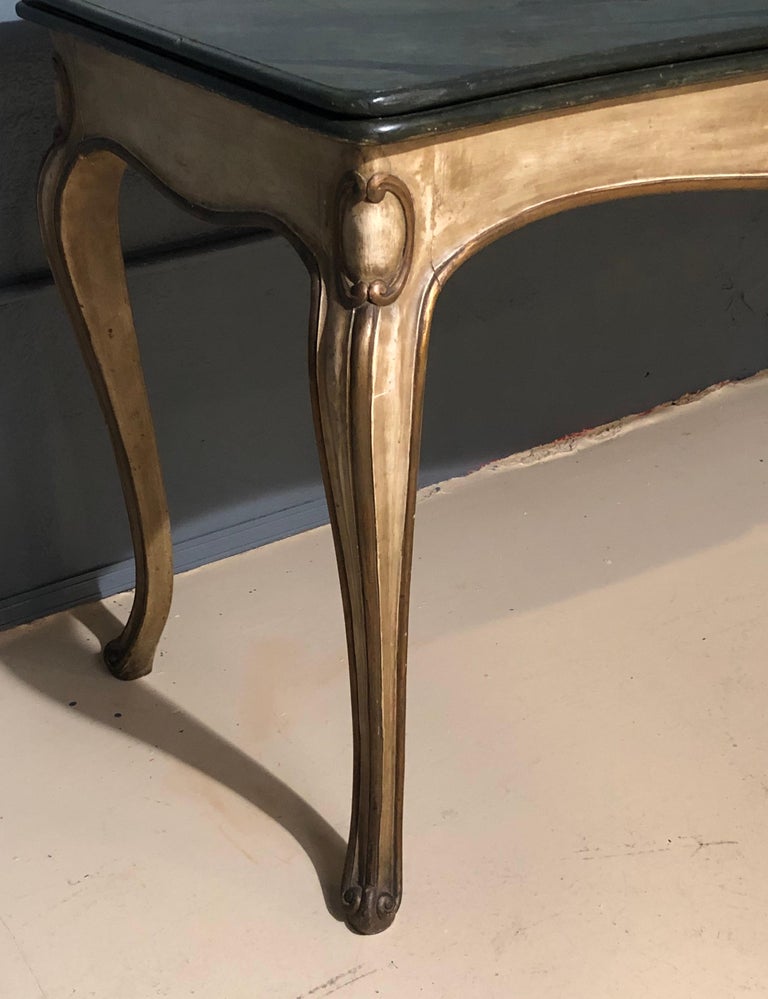 Louis XV Style Flip Top Console, Dining, Library Table, Painted Faux ...