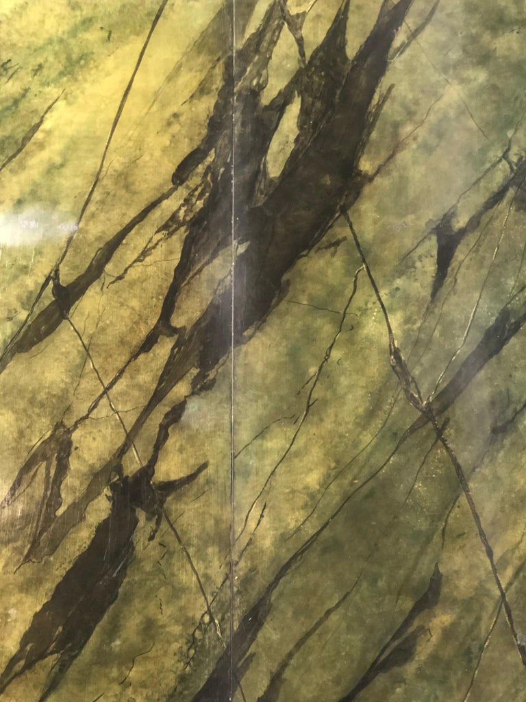 Louis XV Style Flip Top Console, Dining, Library Table, Painted Faux ...