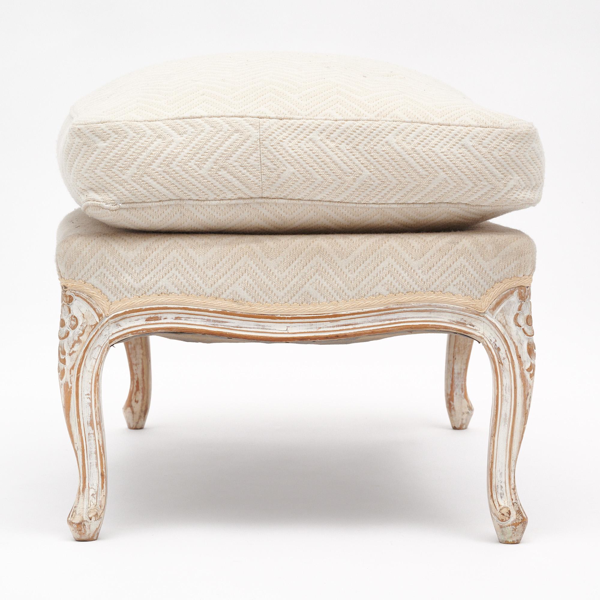 Louis XV Style French Ottoman For Sale at 1stDibs