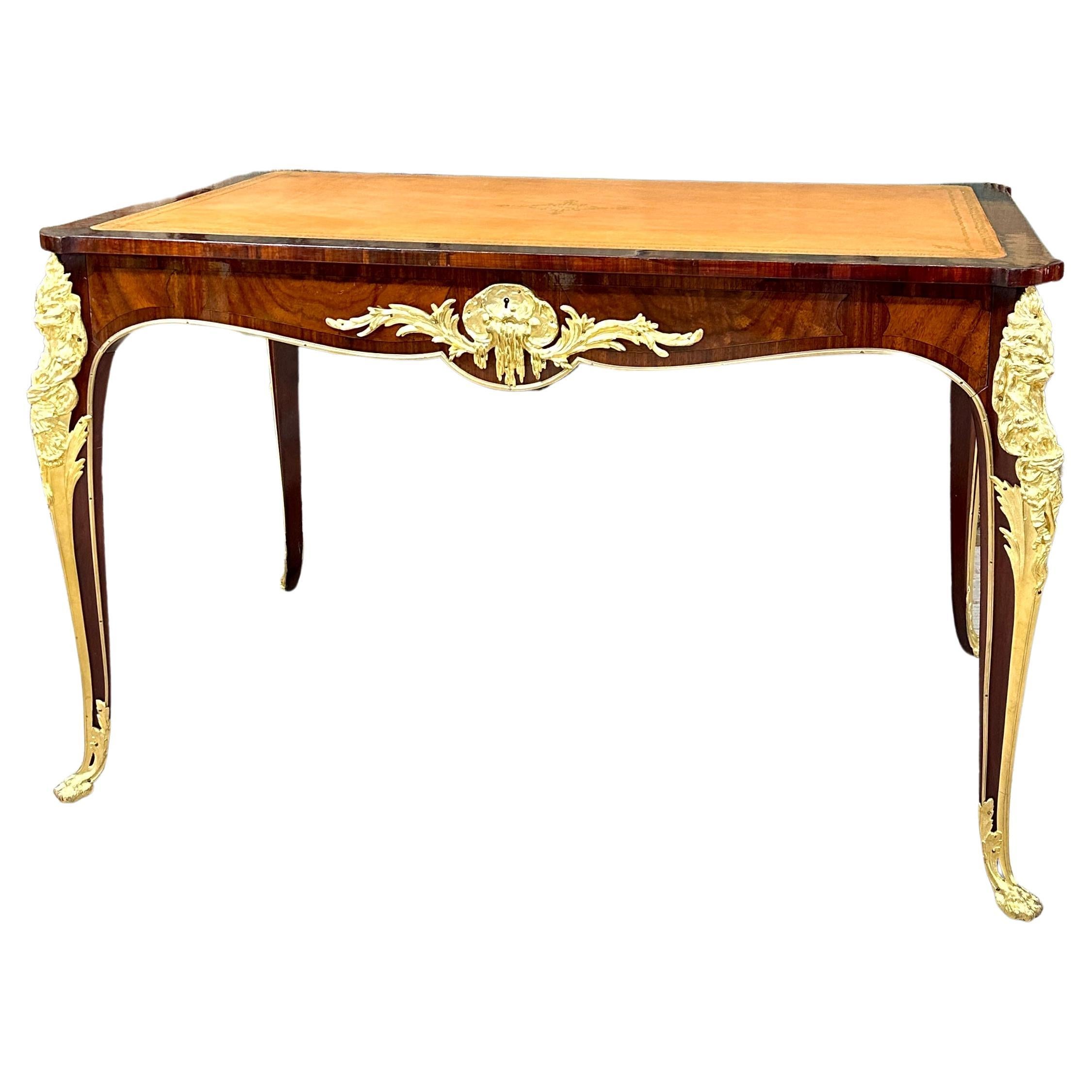 Petite circa 1880 French Napoleon III Black Lacquer Two-Drawer Writing ...