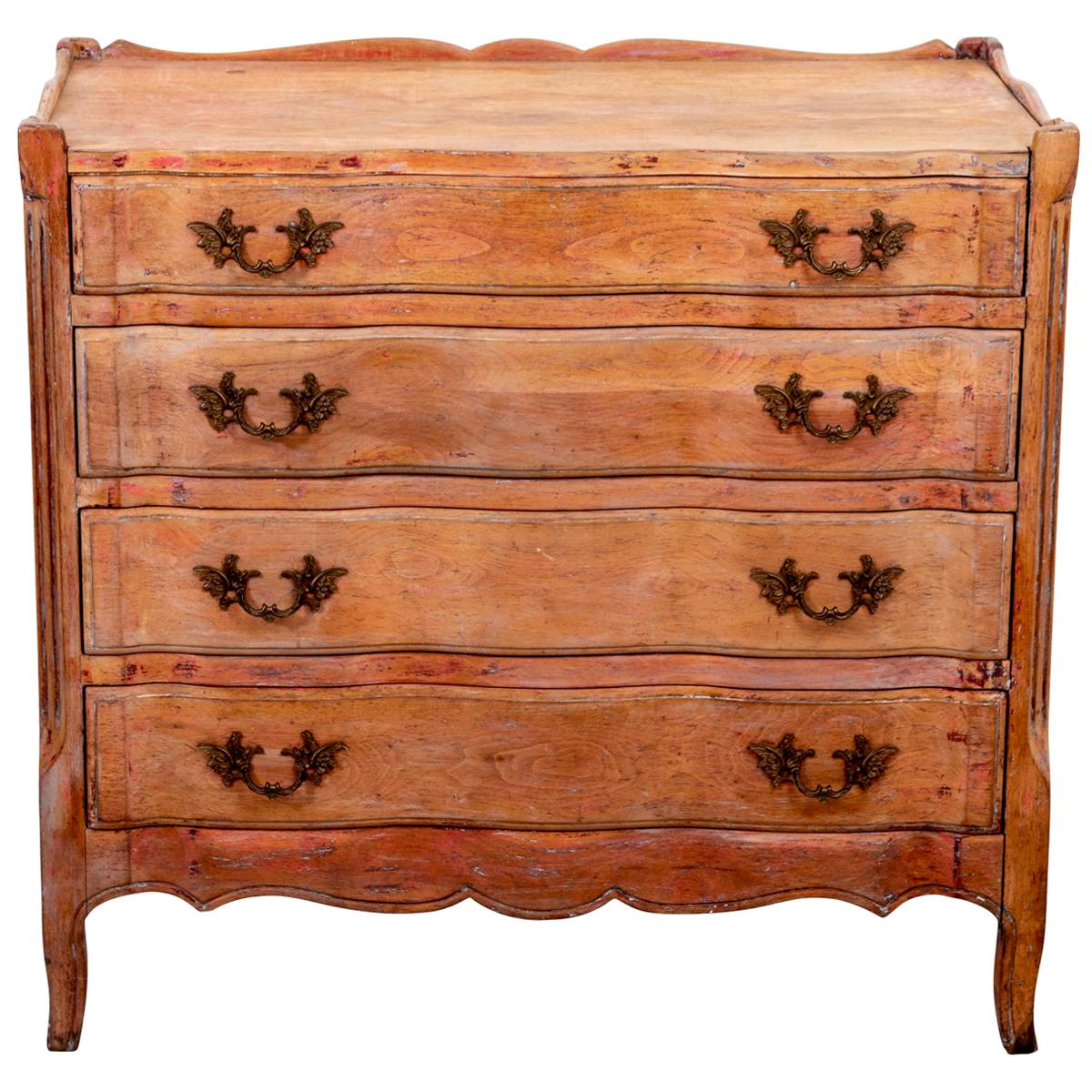 Antique French Louis XV Style Chest of Drawers For Sale at 1stDibs
