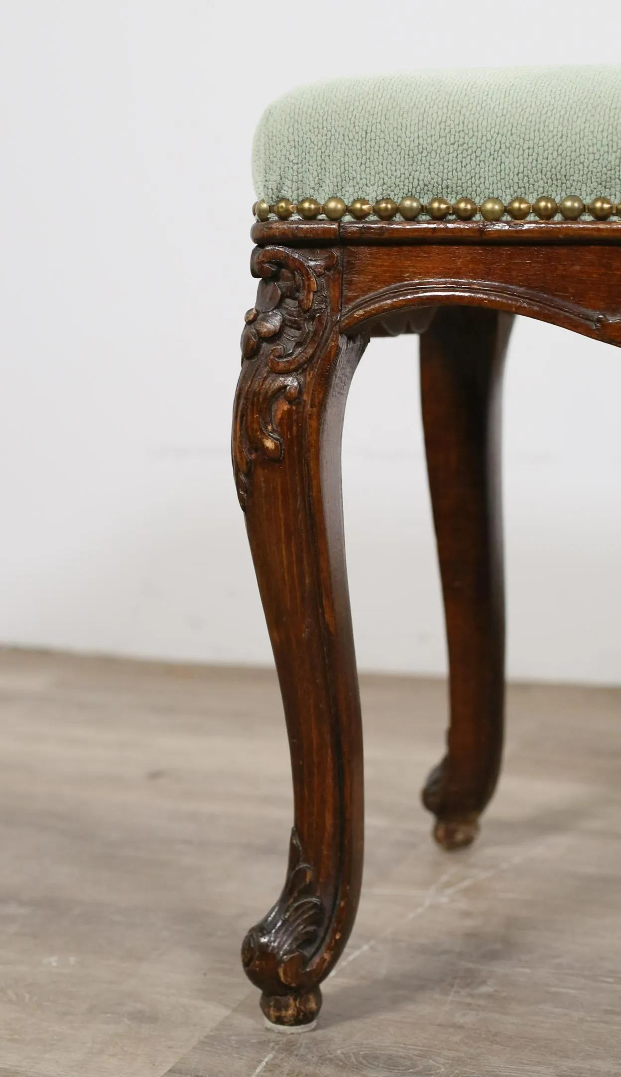 Louis XV Style Upholstered Bench For Sale at 1stDibs