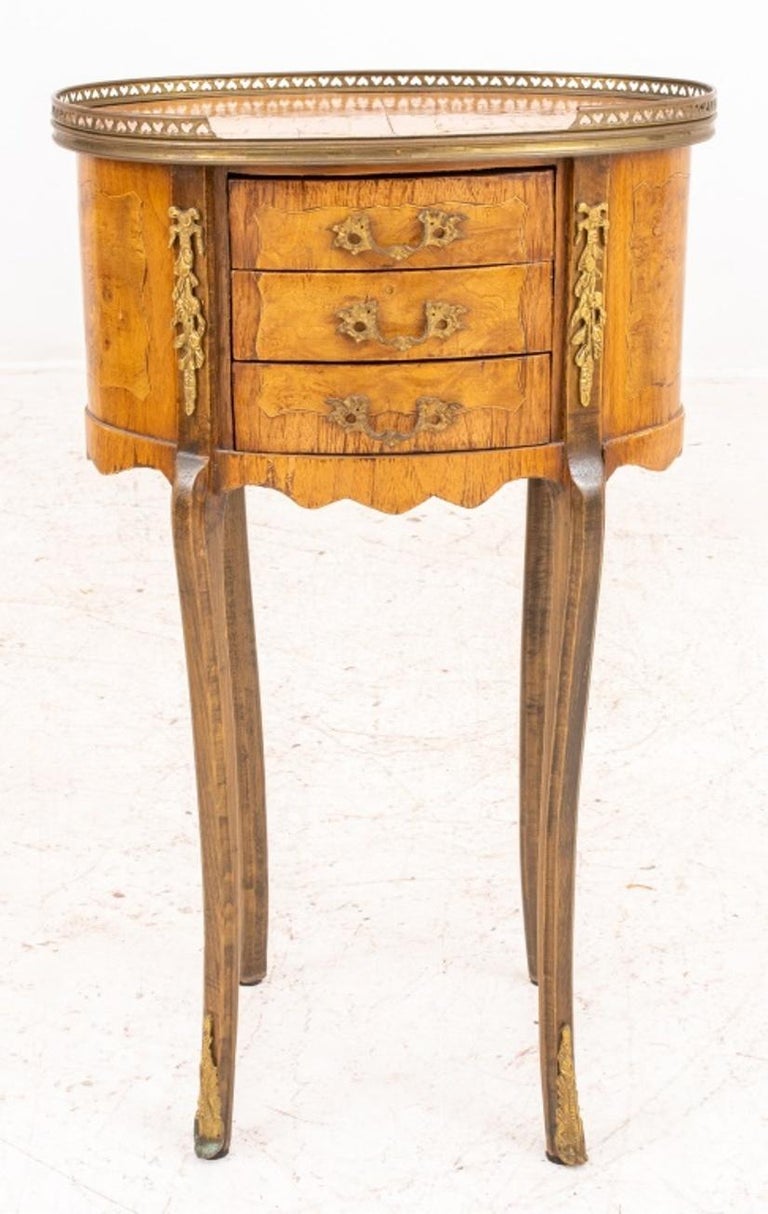 Louis XV/XVI Transitional Style Side Table For Sale at 1stDibs