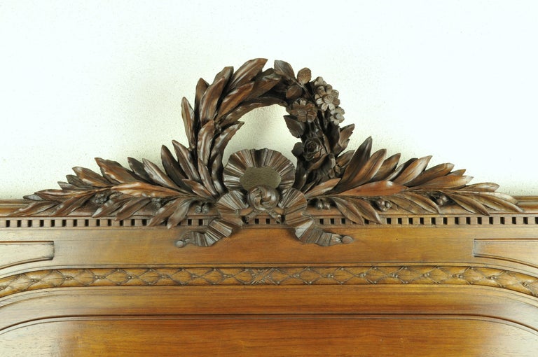 Louis XVI Bedroom Furniture in Carved Walnut For Sale at 1stDibs