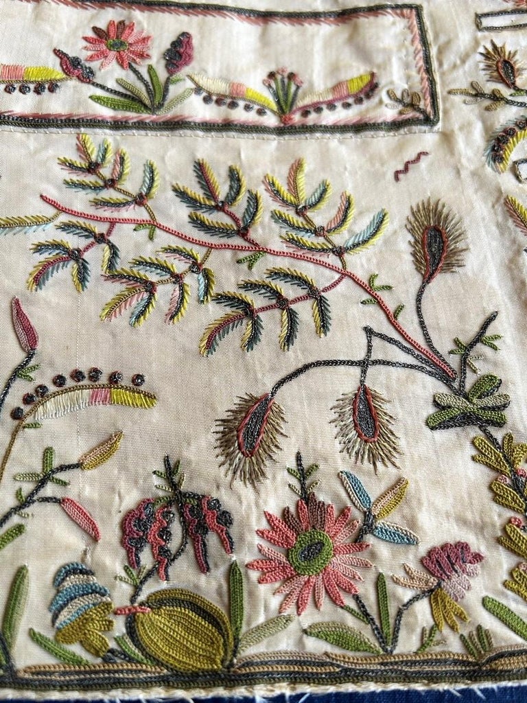 Louis XVI court waistcoat in embroidered taffeta - France Circa 1785 ...