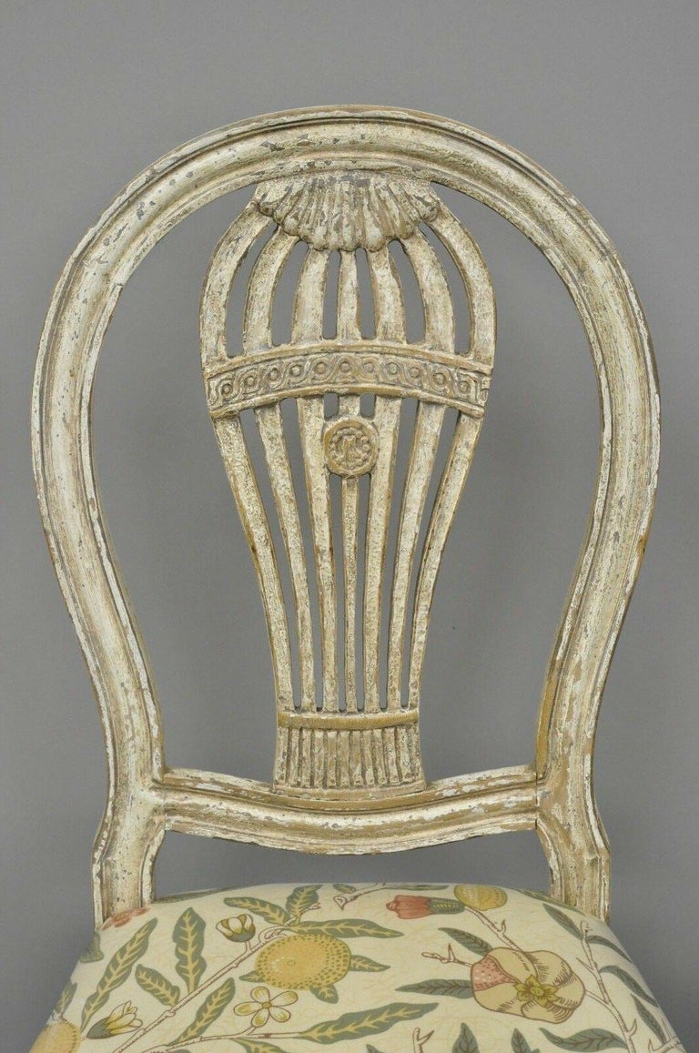 Louis XVI French Style Hot Air Balloon Back Montgolfier Dining Chair ...