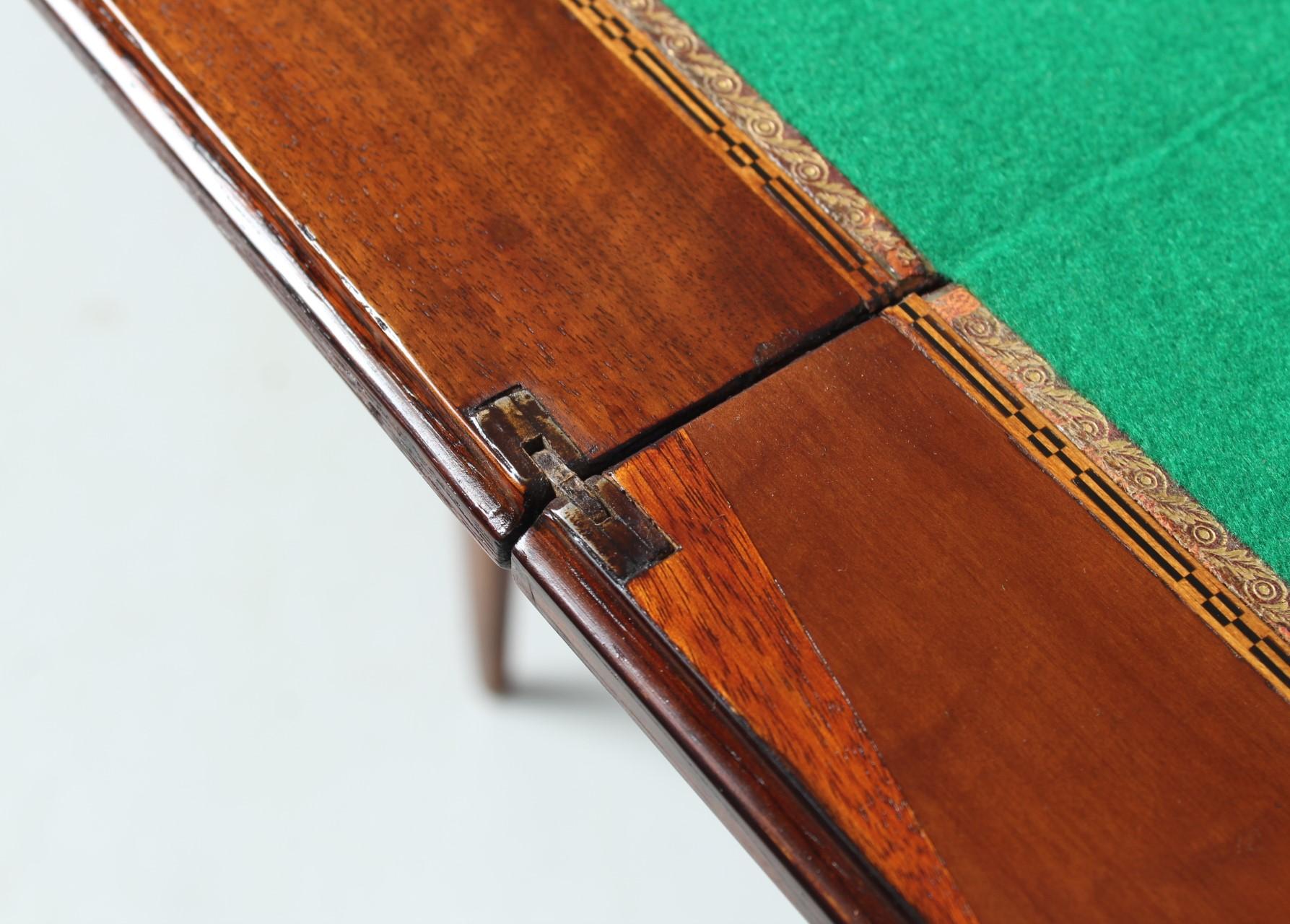 Louis XVI Game Table with Marquetry, circa 1800 For Sale at 1stDibs