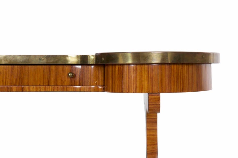 Louis XVI Kingwood Antique Writing Table a Rognon, France, 19th Century ...