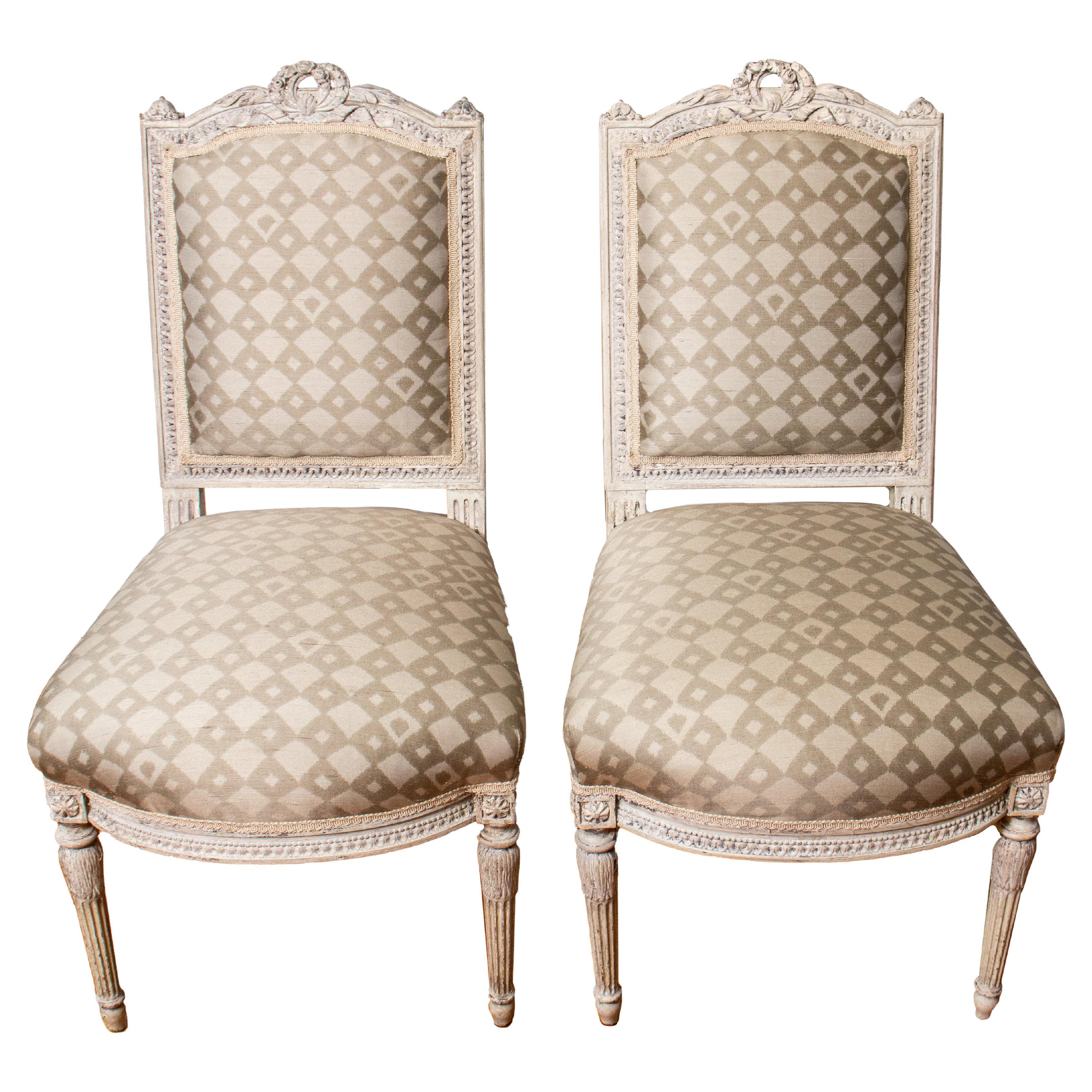Pair of Louis XVI Chairs at 1stDibs