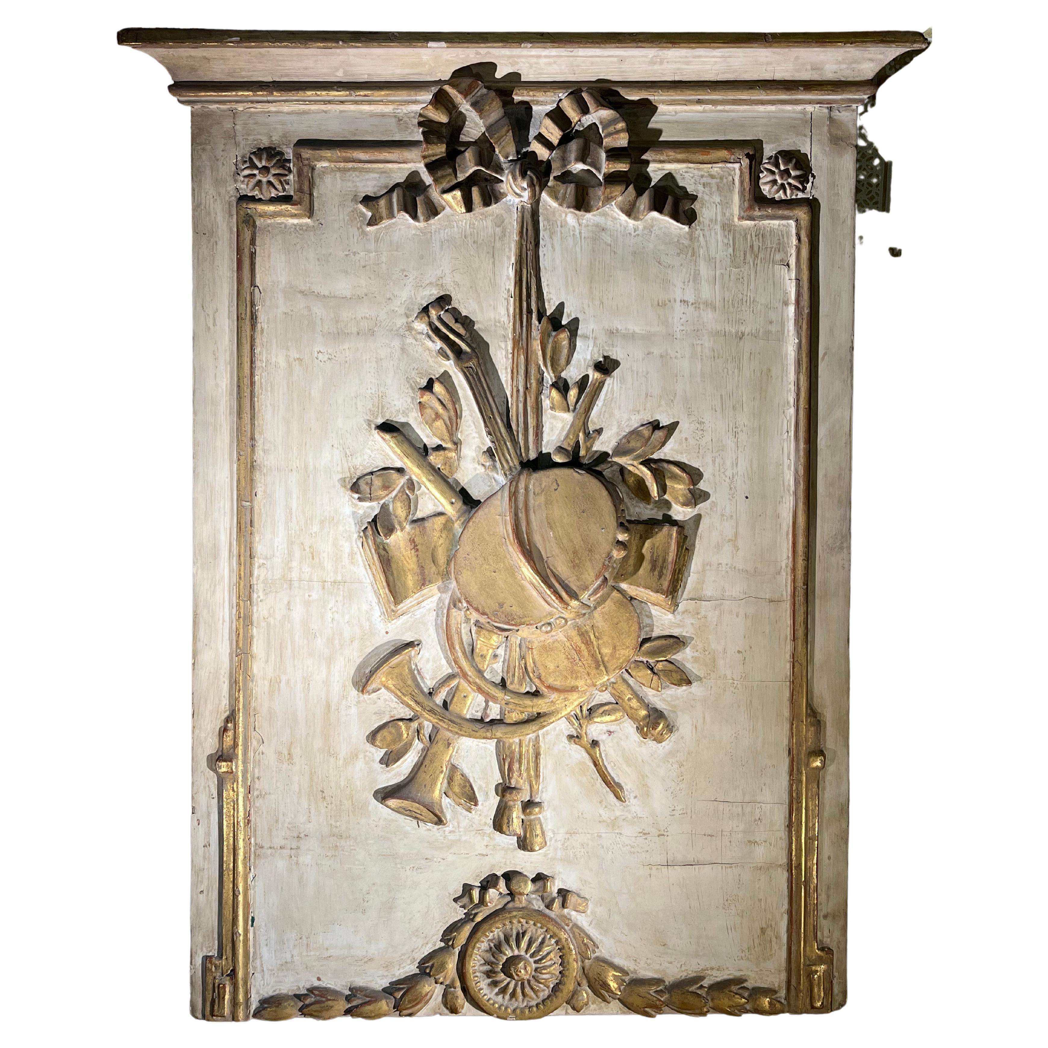 Louis XVI Period Carved Trophy Panel, 18th Century at 1stDibs