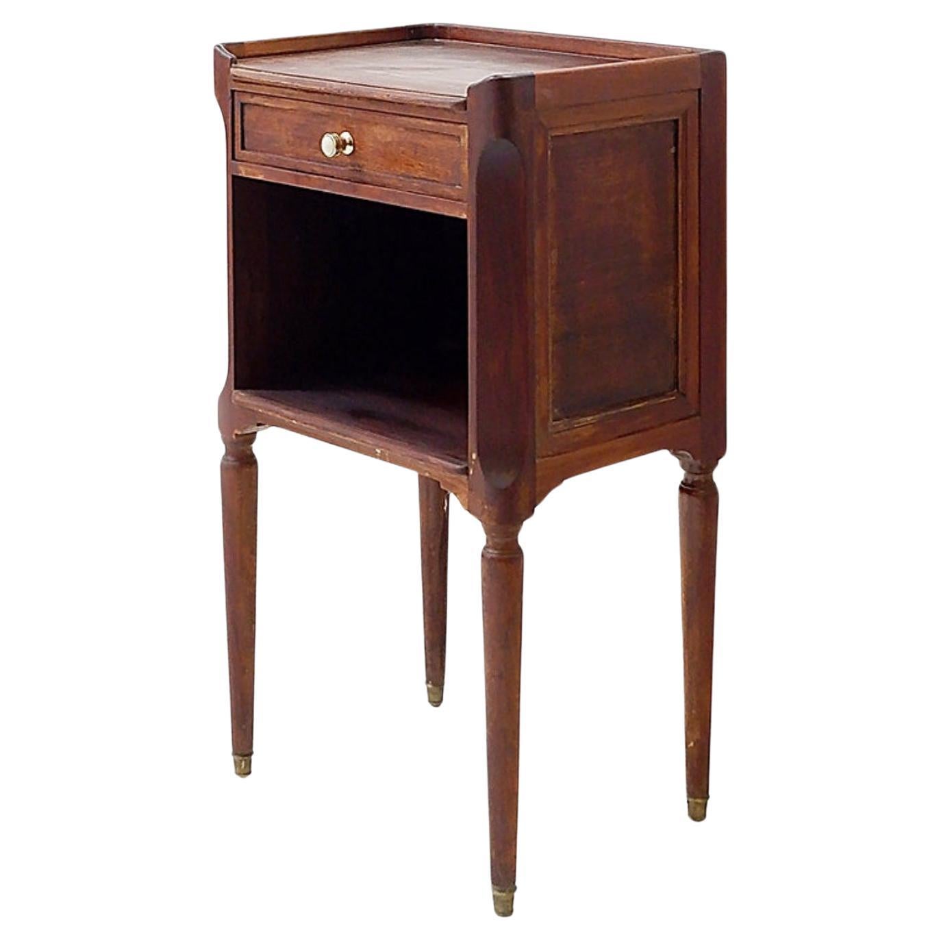 French 19th Century Louis XVI Style Bedside Table For Sale at 1stDibs