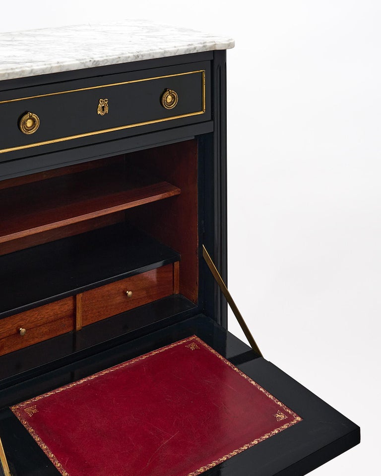 Louis XVI Style Antique French Secretary For Sale at 1stDibs