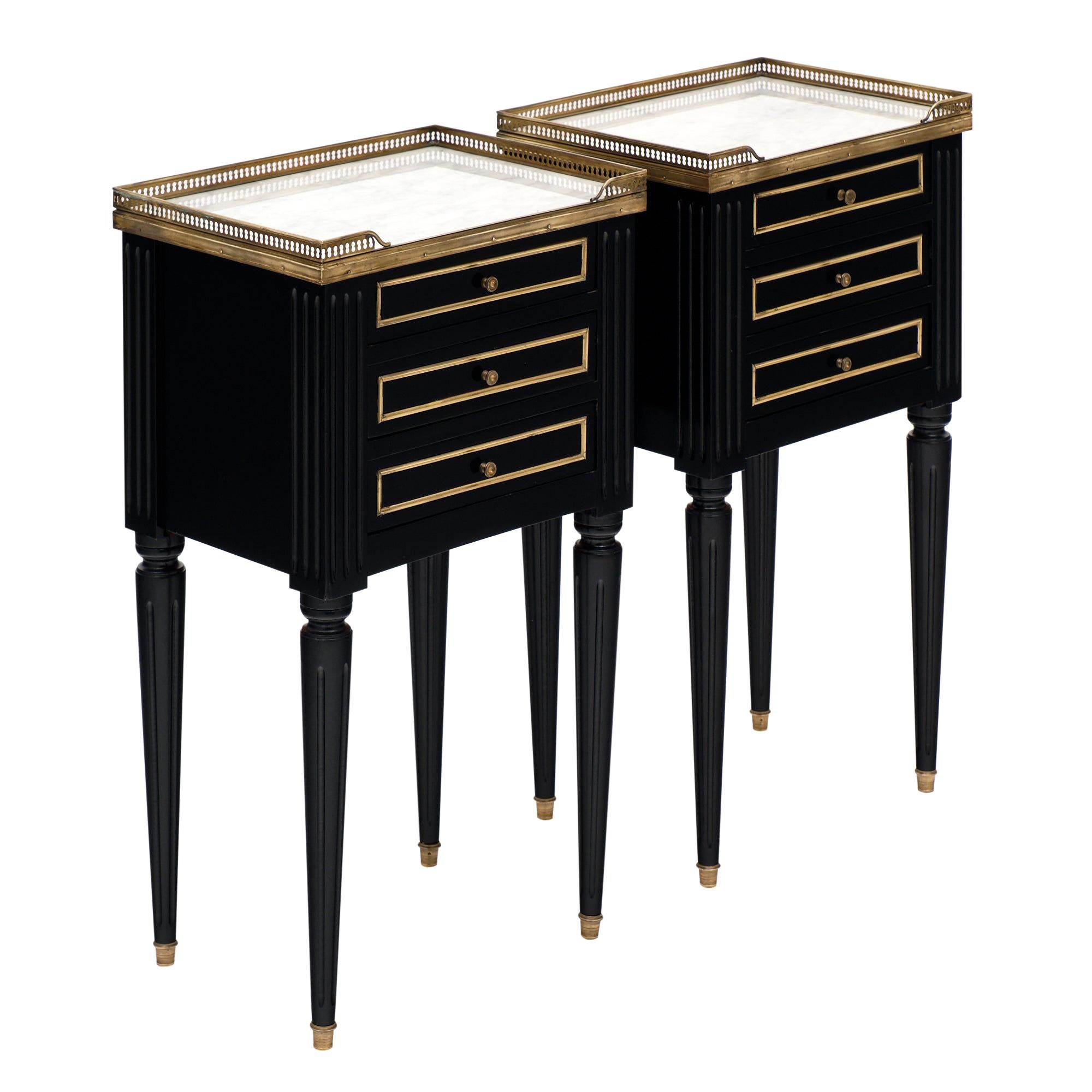 Louis XVI Style Antique Side Tables at 1stDibs