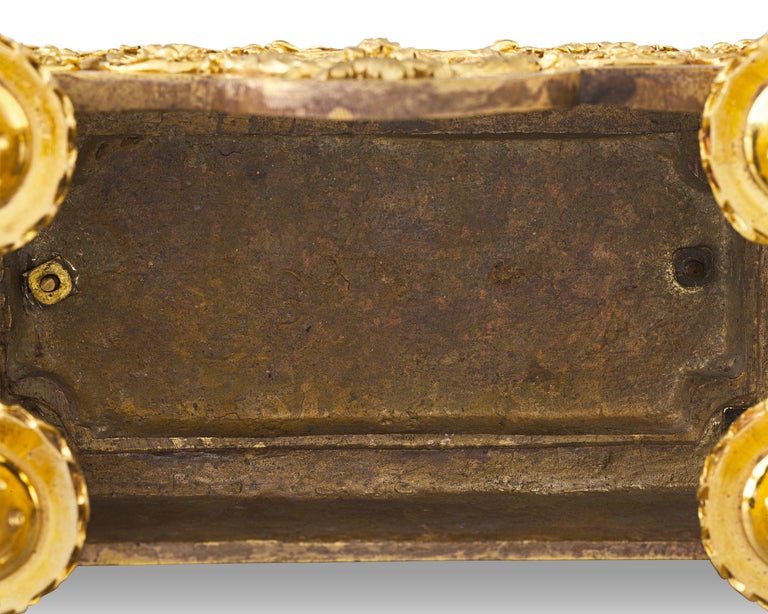 Louis XVI-Style Bronze Chenets For Sale at 1stDibs