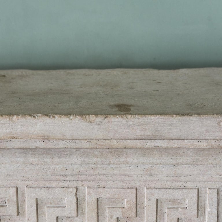 Louis XVI Style Caen Stone Firepalce at 1stDibs