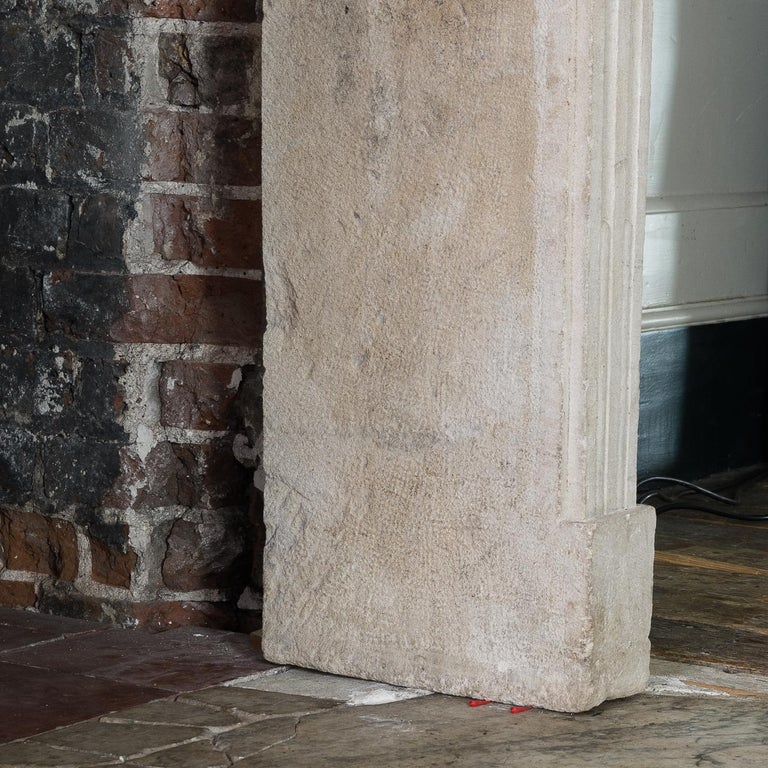 Louis XVI Style Caen Stone Firepalce at 1stDibs