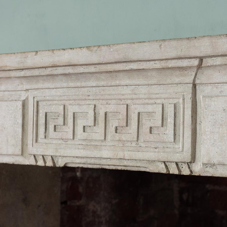 Louis XVI Style Caen Stone Firepalce at 1stDibs