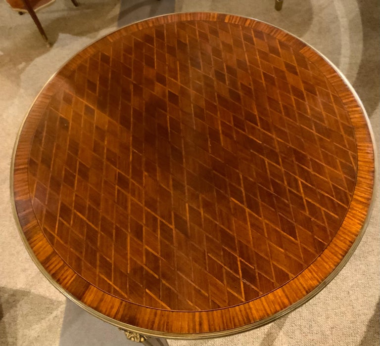 Louis XVI-Style Center Table in Kingwood with Ormolu Mounts For Sale at ...