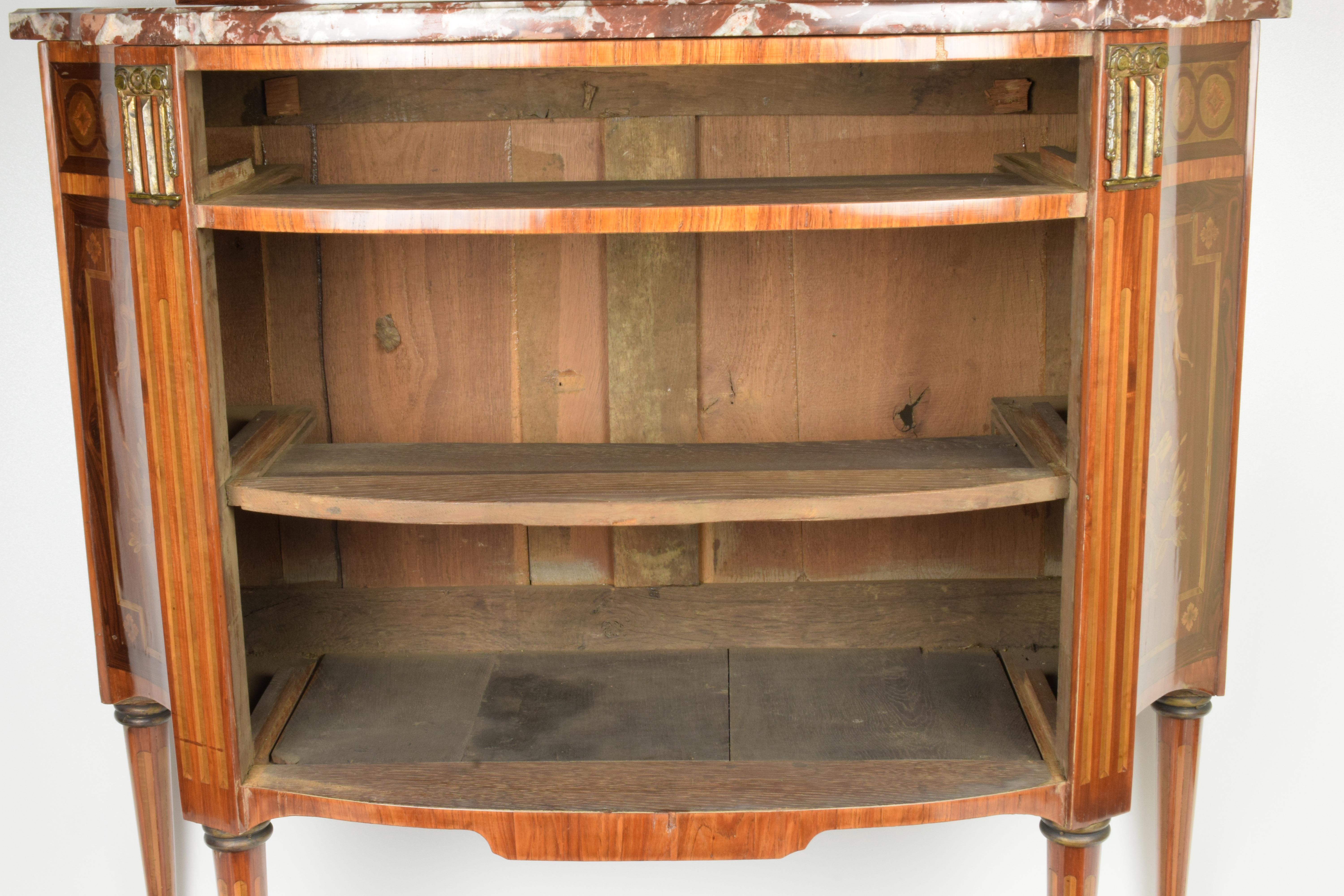 Louis XVI Style Chest of Drawers Late-XIX Century Rosewood Red French ...