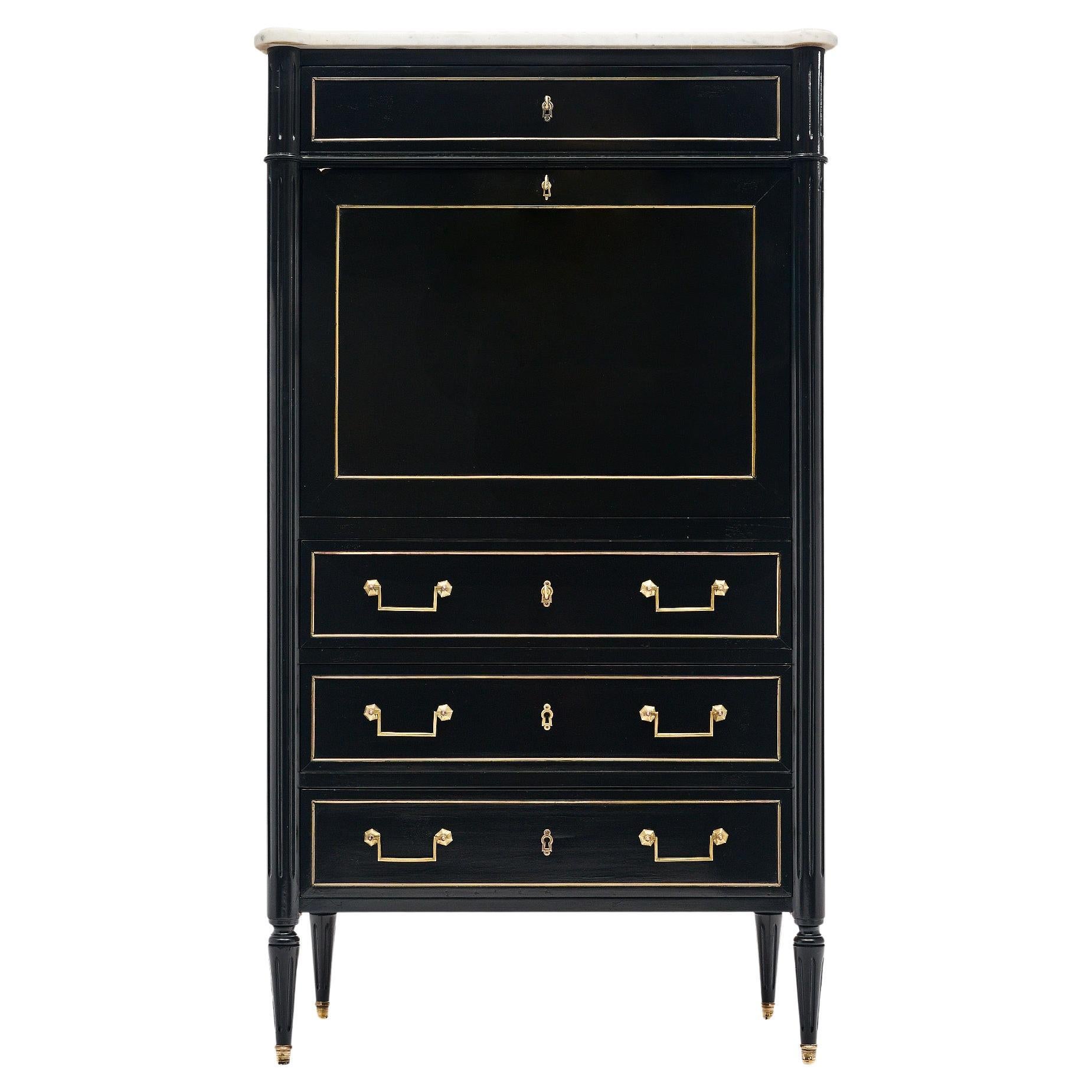 Louis XVI Style French Secretary For Sale at 1stDibs