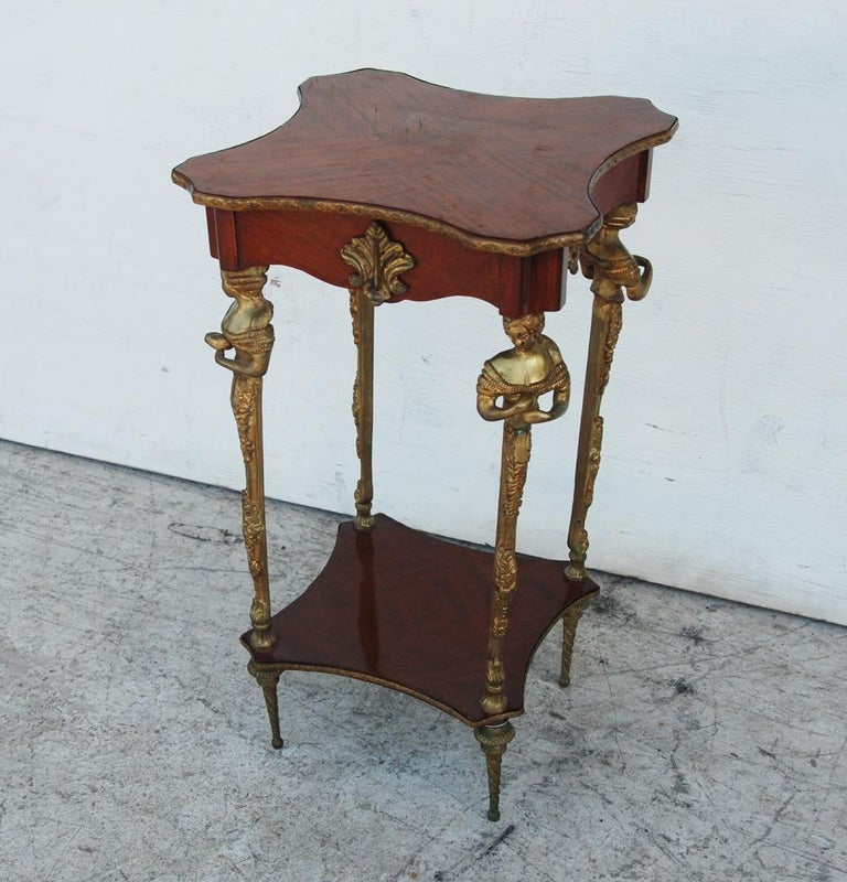 Empire Gilt Mounted Bronze Table For Sale at 1stDibs