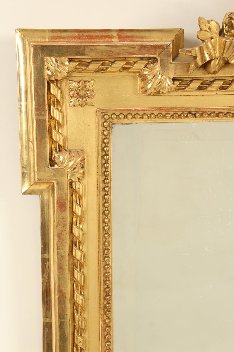 Louis XVI Style Giltwood Mirror at 1stDibs