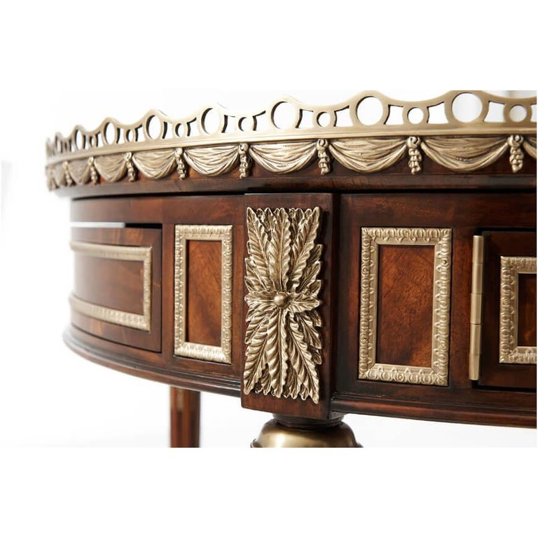 Louis XVI Style Mahogany Center Table For Sale at 1stDibs