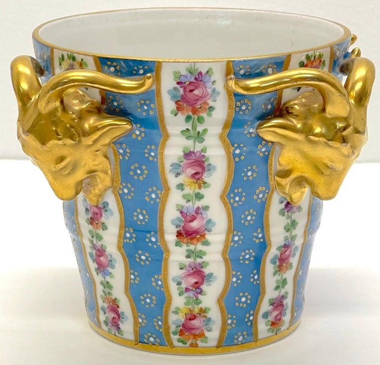 Louis XVI Style Sèvres Style Ram Motif Flower Pot Cache Pot, Carl ...