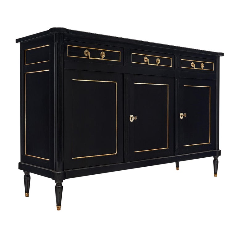 Louis XVI Style Three Door Buffet For Sale at 1stDibs