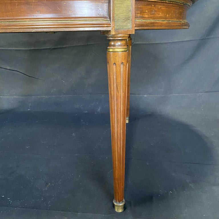 Louis XVI Style Walnut Italian Louis XVI Table with Leaves #5316 at 1stDibs