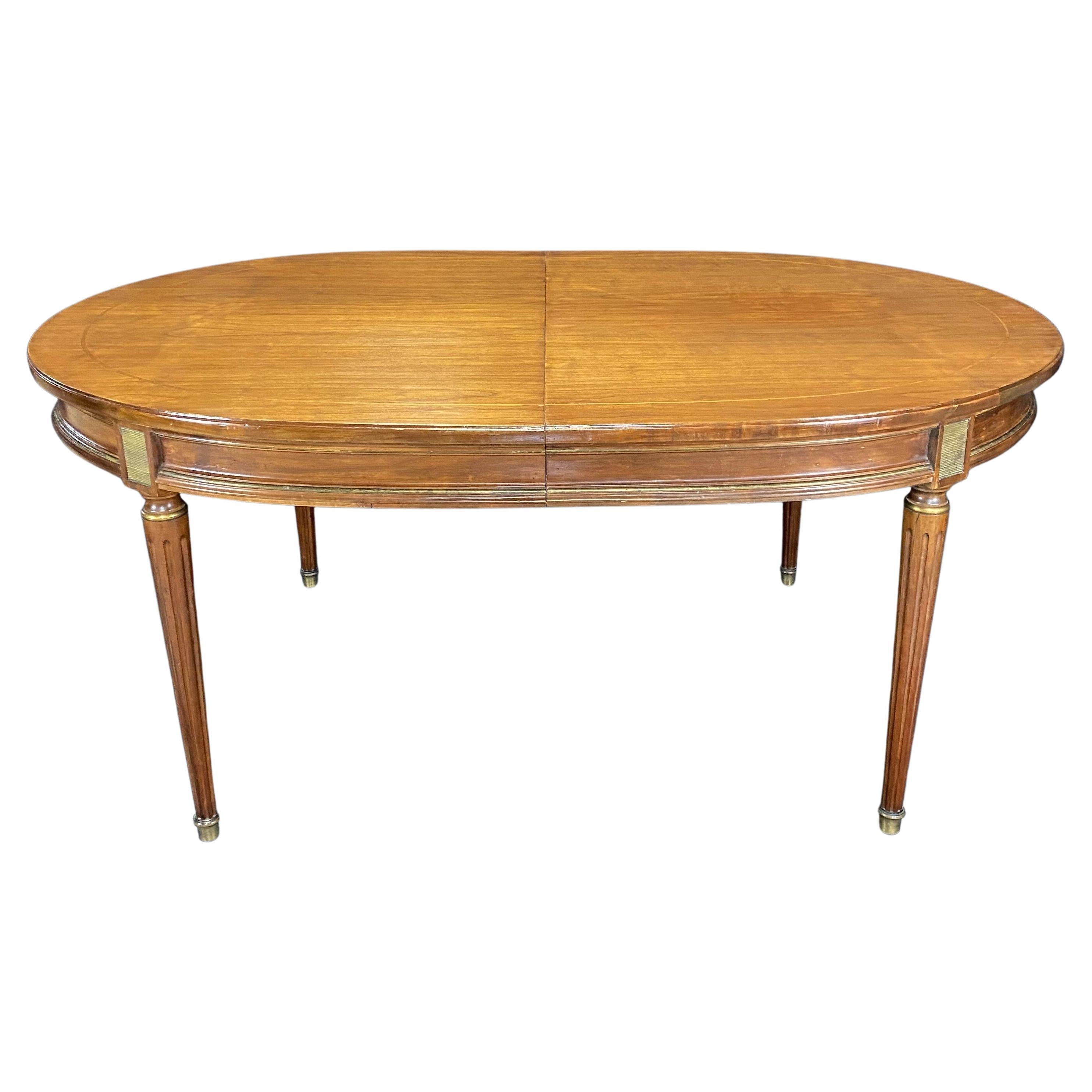 French Louis XVI Style Black Lacquered and Brass Trim Breakfast Table ...