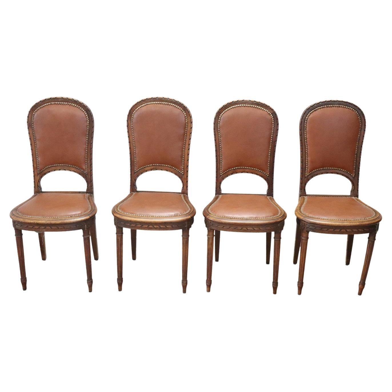 Set of Eight Louis XVI Side Chairs For Sale at 1stDibs